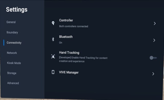 Pairing VIVE Manager with VIVE Focus 3